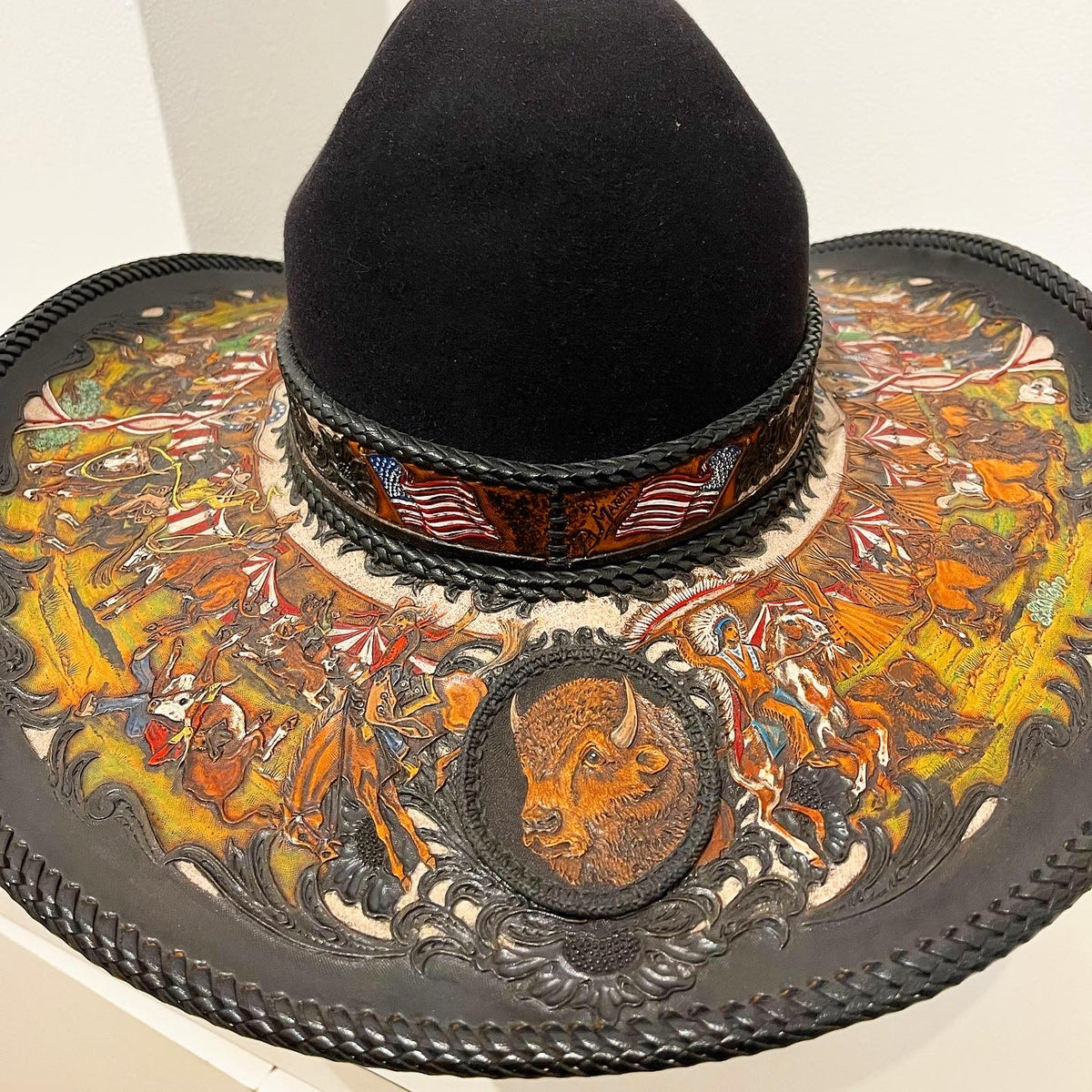 Custom Cowboy Hat | Buffalo Spurs